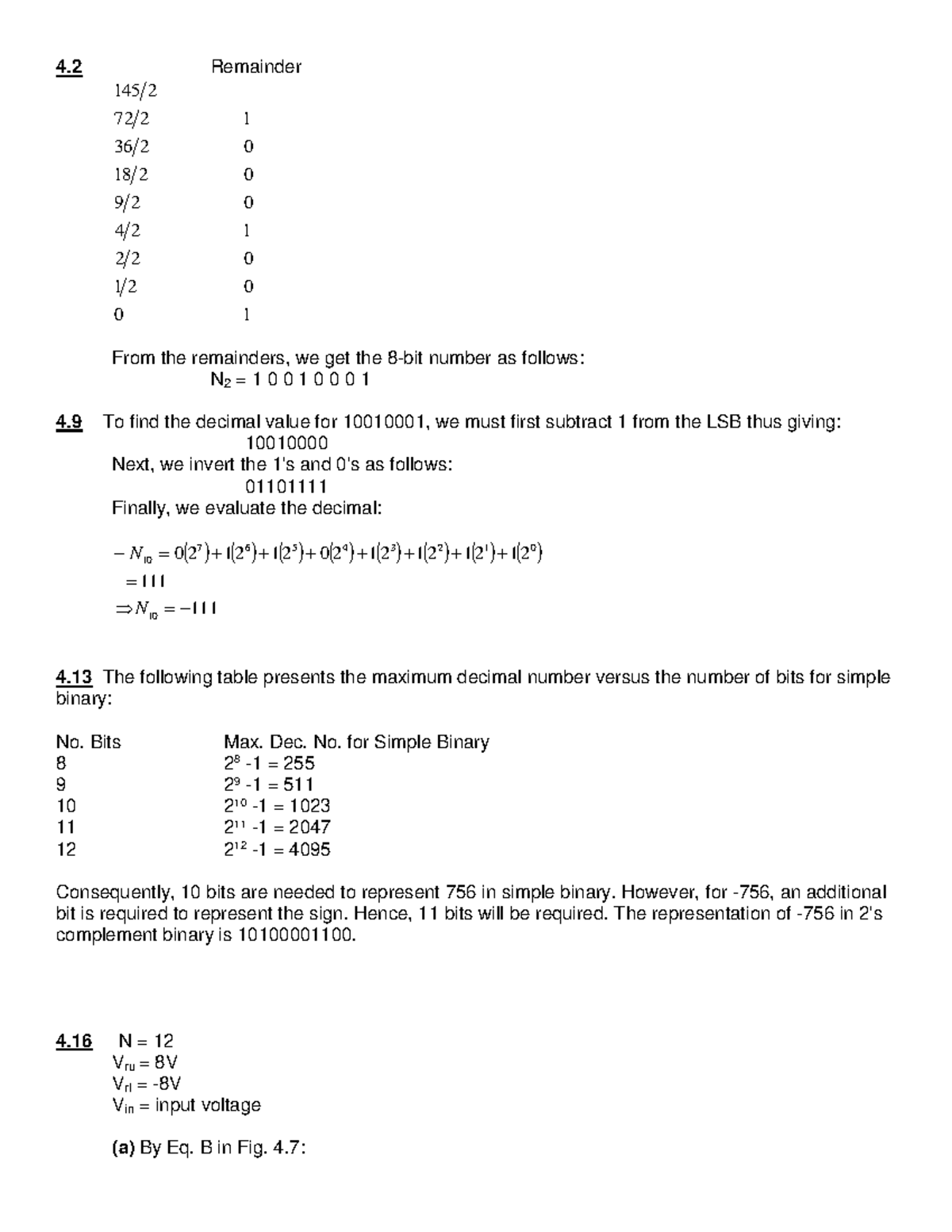 300 HWset-4 S13 - Homework assignment 4 - 4 Remainder 0 21 22 42 92 182 ...