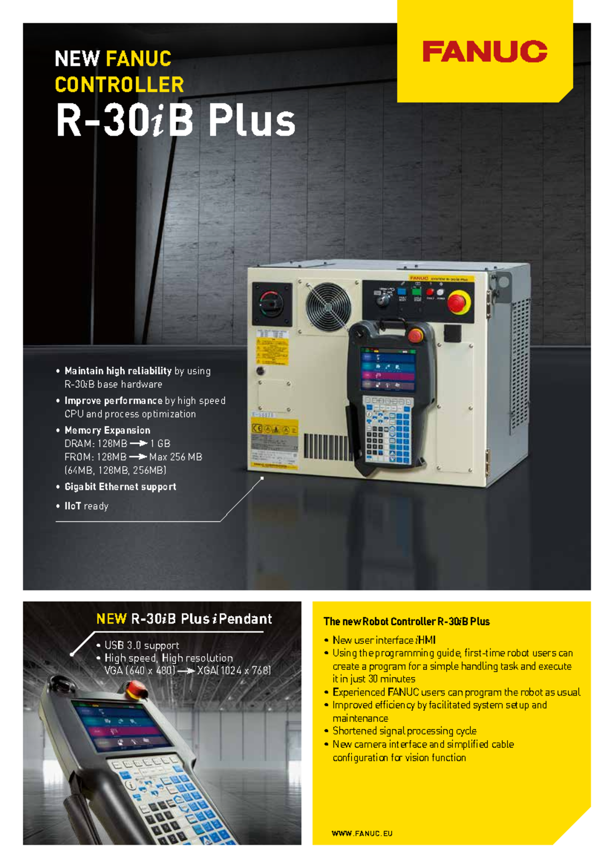 R 30i B Plus Flyer EN - Informacion sobre controlador R 30ib para ...