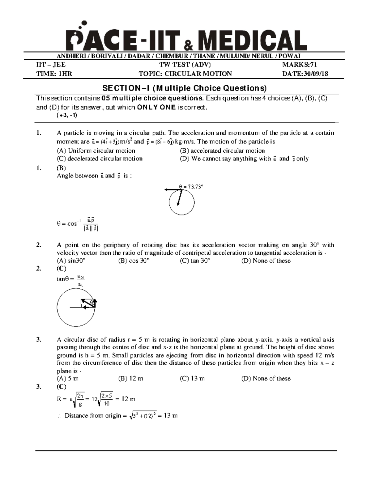 Circular Motion VUP SIR ADV. Q - ANDHERI / BORIVALI / DADAR / CHEMBUR ...