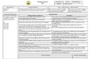 NCP Powerlessness - sdfgfhgjklokjhgfd - NURSING CARE PLAN (NCP) NAME ...