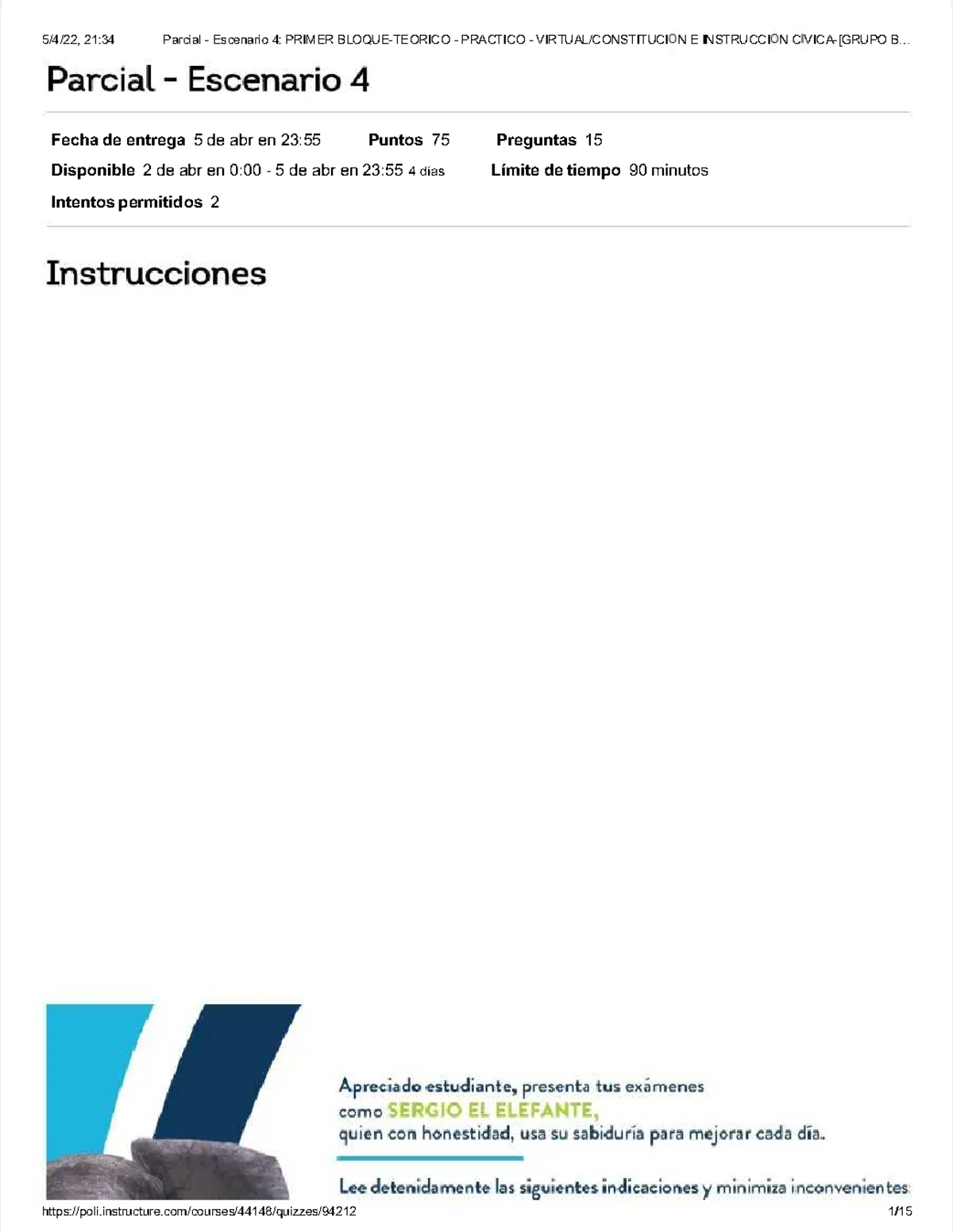 Pdf-parcial-escenario-4-constitucion-e-instruccion-civica compress - 󰁐󰁐 󰁉󰁉 Fecha de entregaFecha ...