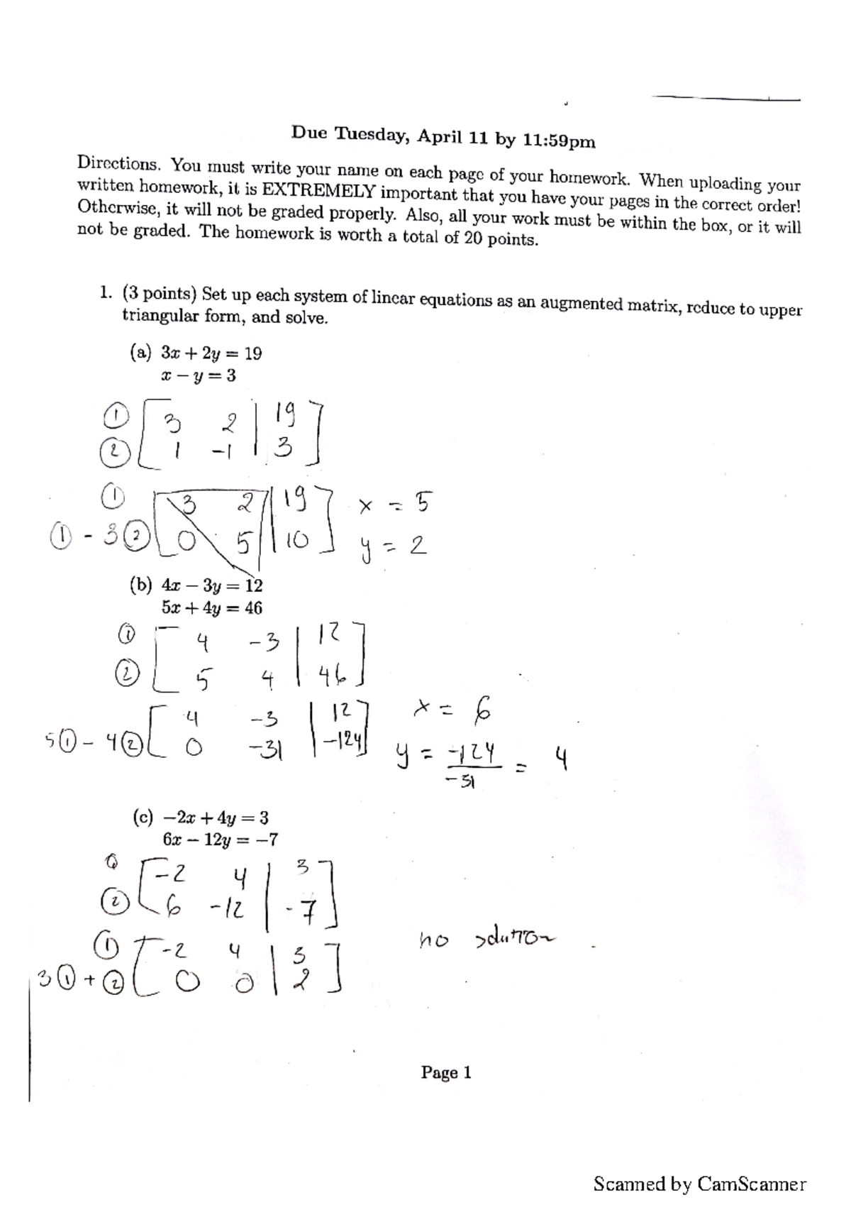 Cal 2 hw - Math 181 Hw assignments - Due Tuesday, April 11 11:59pm 1 ...
