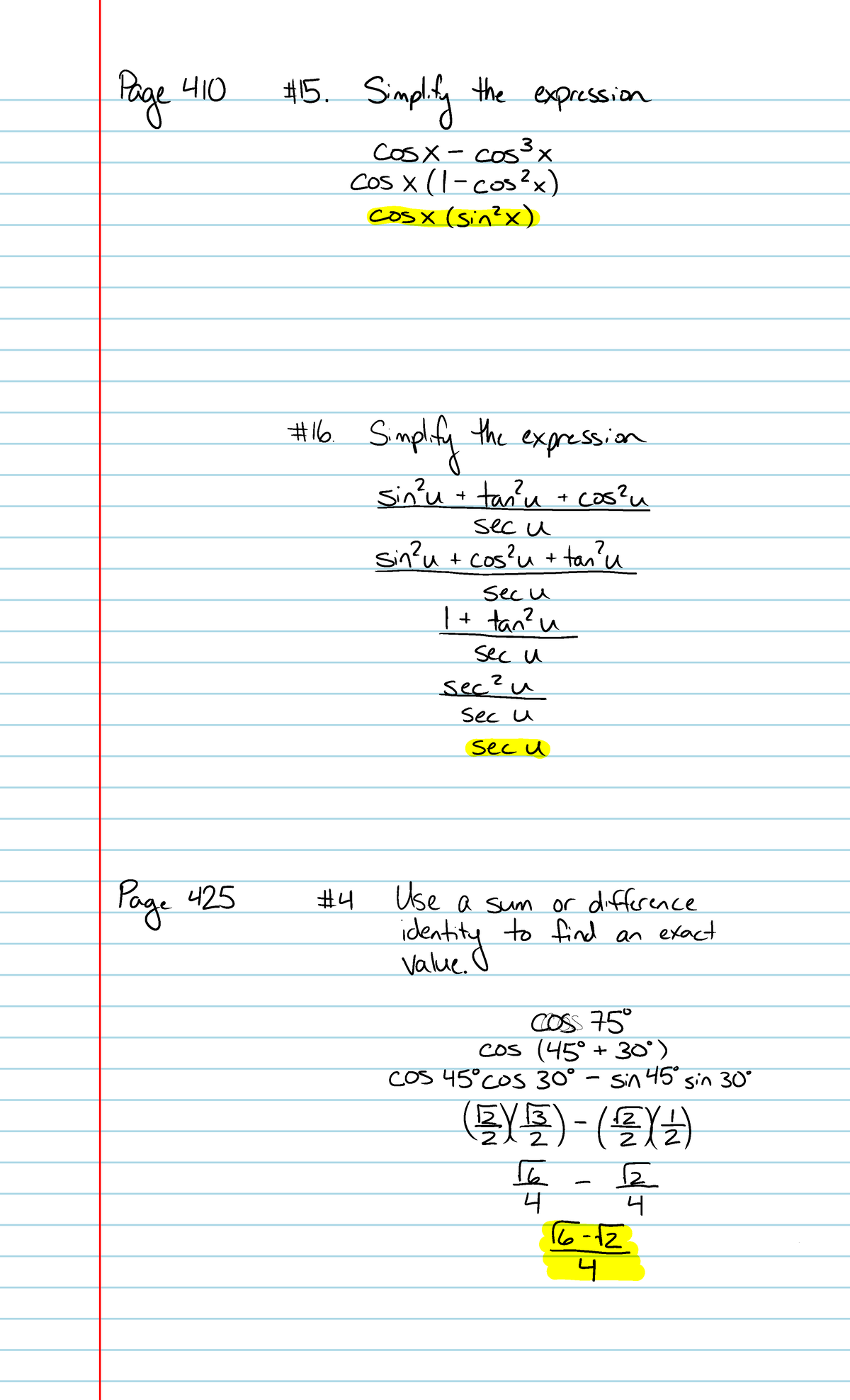 Semester 2 Exam Review Solutions - MAT 129 - Studocu