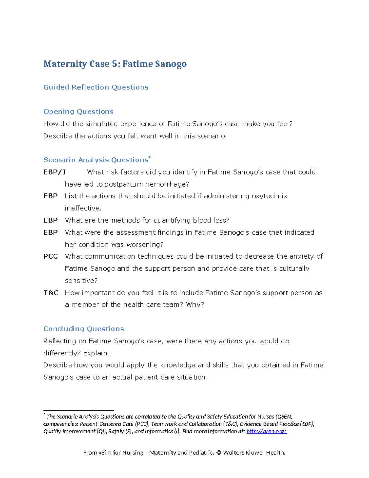 Mat Case 05 Fatime Sanogo v Sim2 GRQ - Maternity Case 5: Fatime Sanogo ...