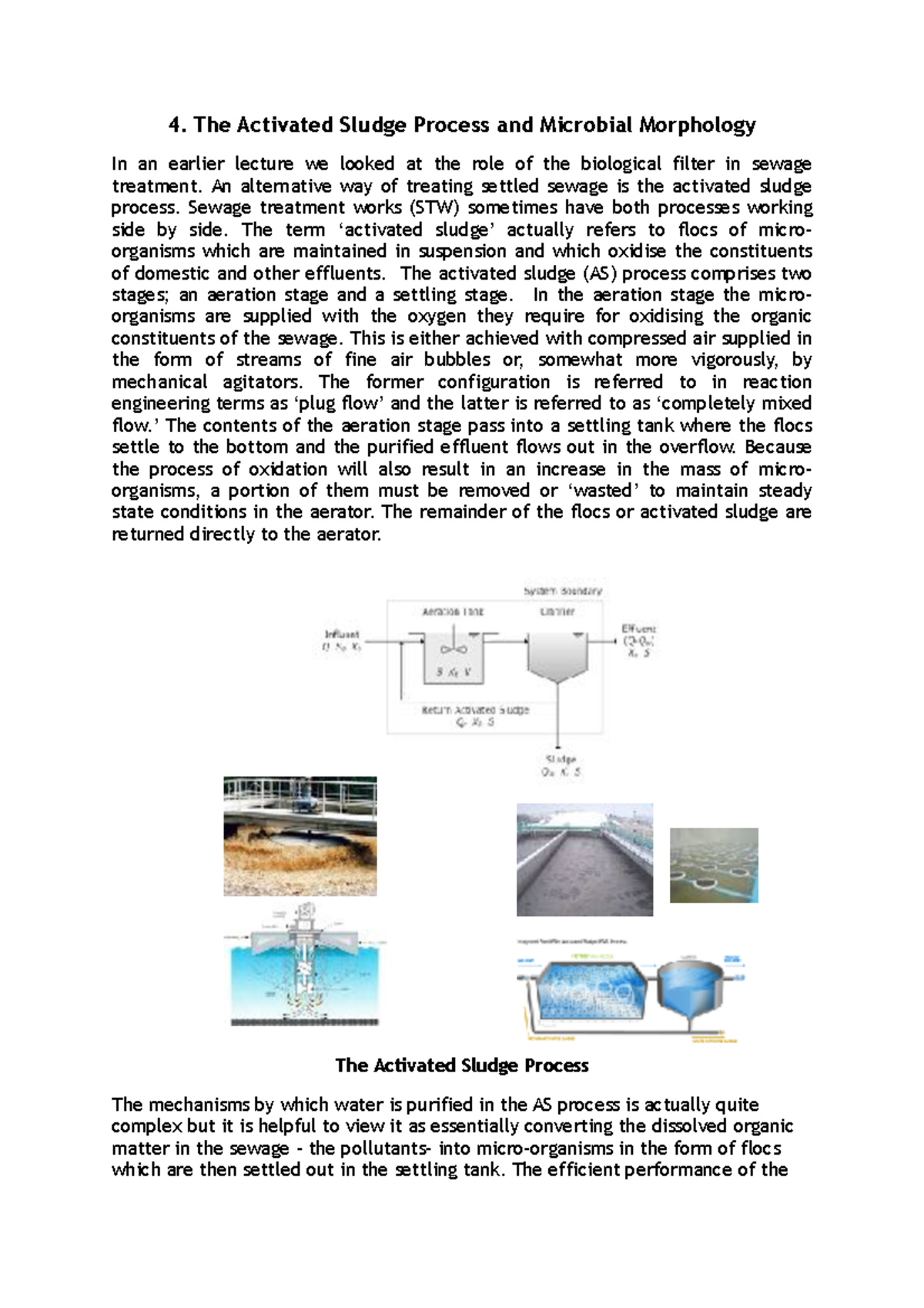 4 - The Activated Sludge Process and Microbial Morphology - 4. The ...