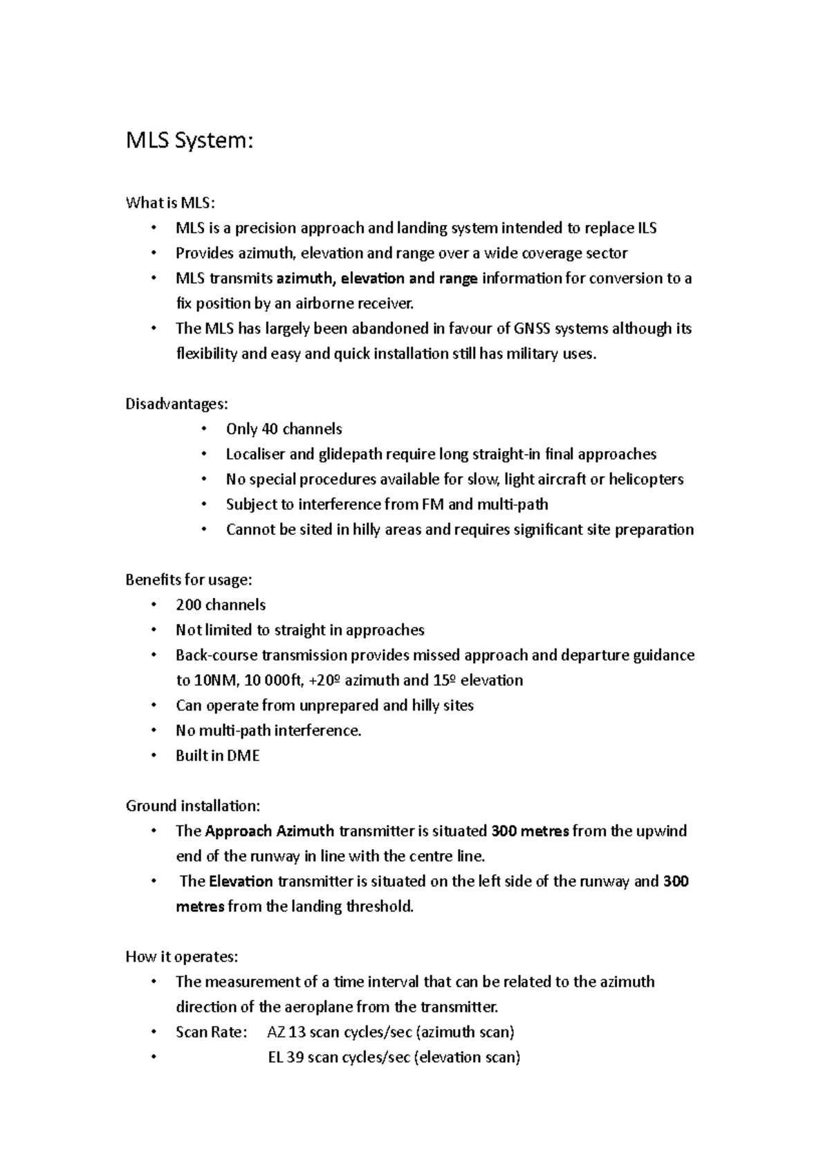 MLS System - notes for the subject - MLS System: What is MLS: - MLS is ...