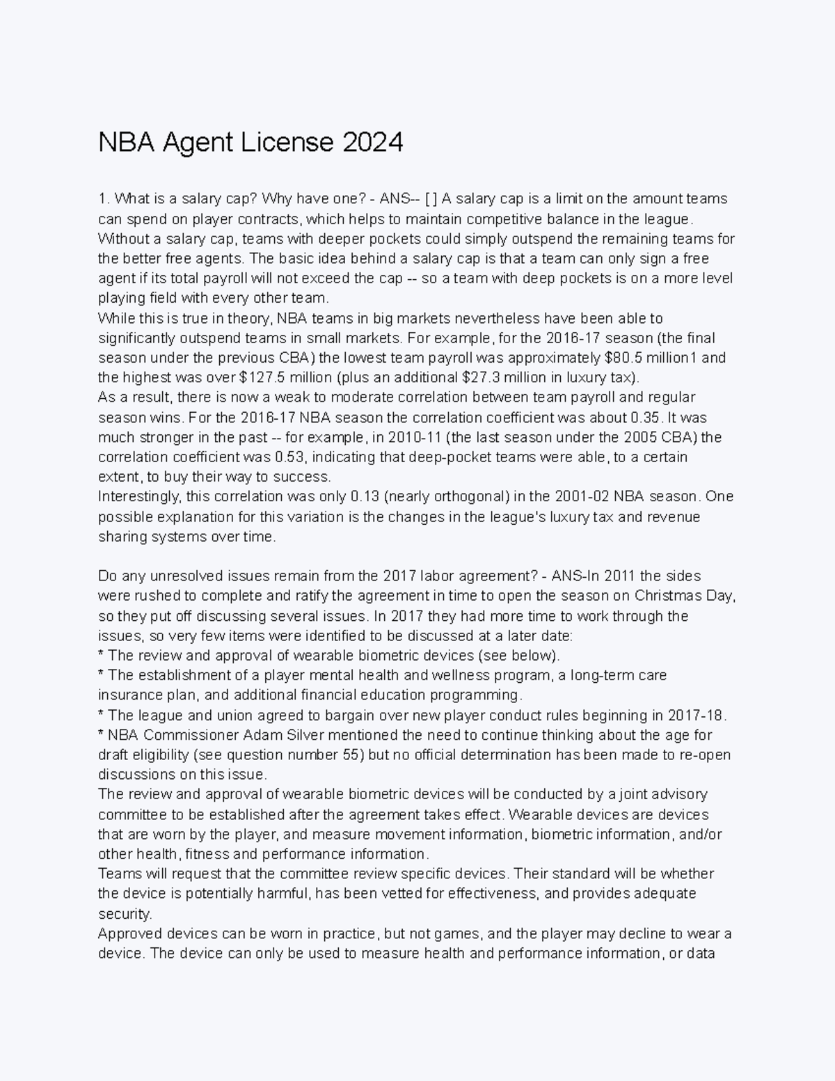 NBA Agent License 2024 - NBA Agent License 2024 What is a salary cap ...