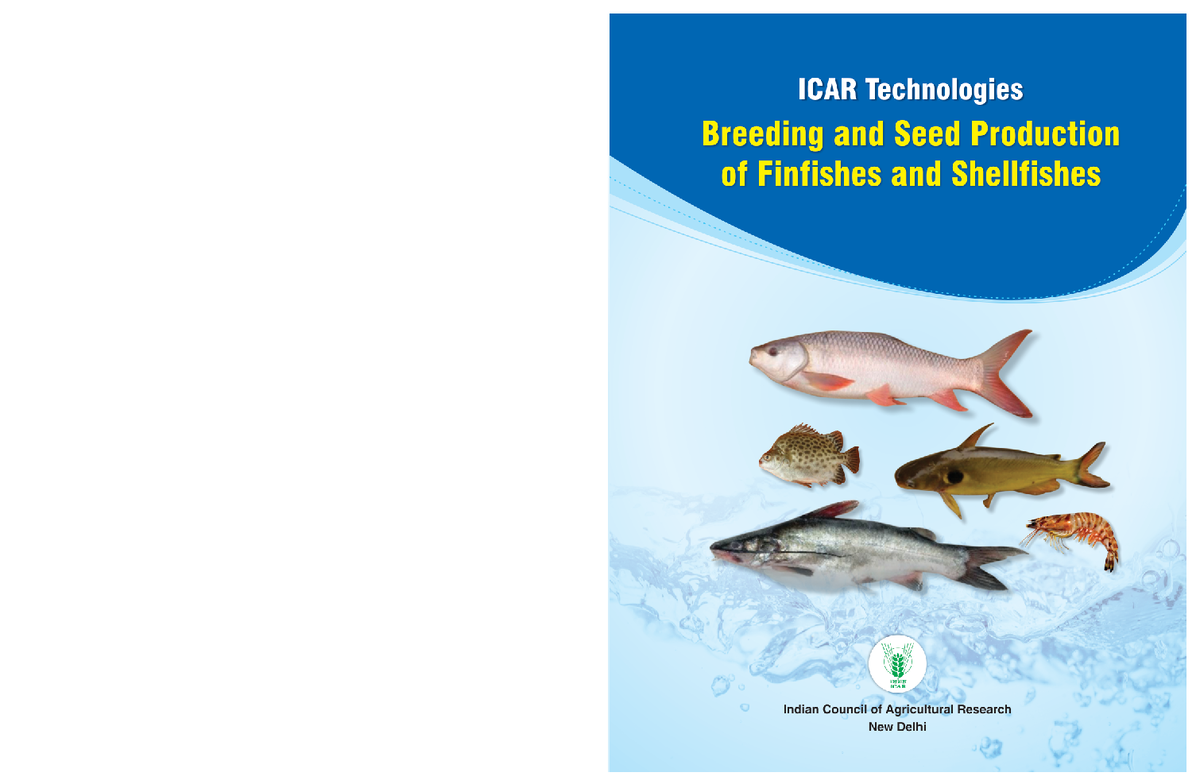 Fish Breeding Book - ICAR Technologies : Breeding and Seed Production ...