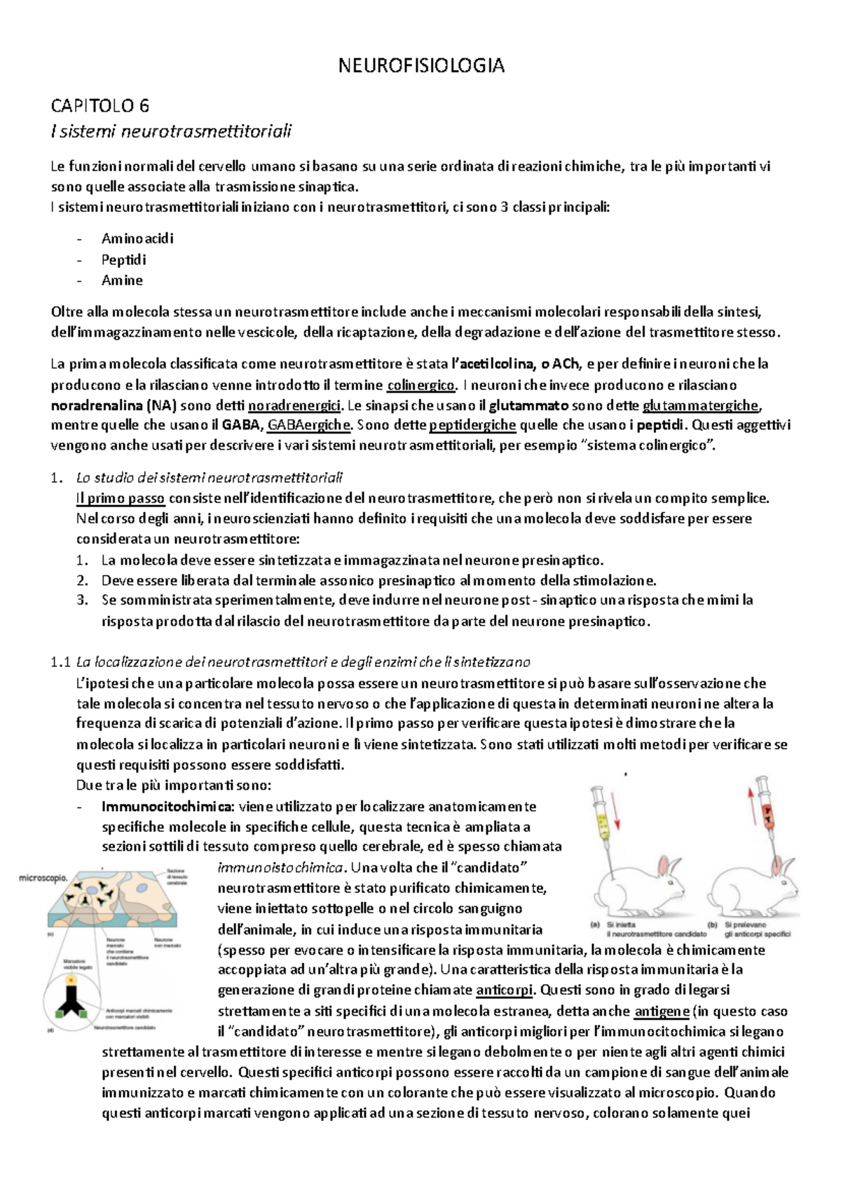 Neurofisiologia 2 - appunti lezione e libro prof Giovannelli ...
