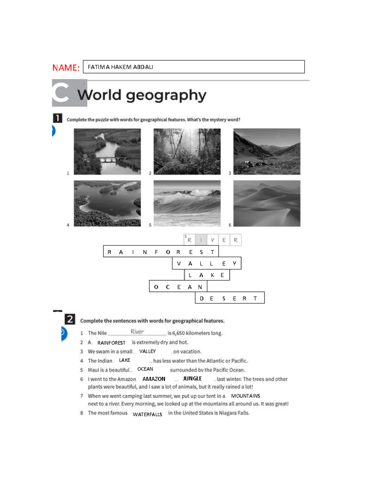 3A U5 Activity 3 - nn nm - financial management - NAME: O C E A N R A I N F O R E S T RAINFOREST ...