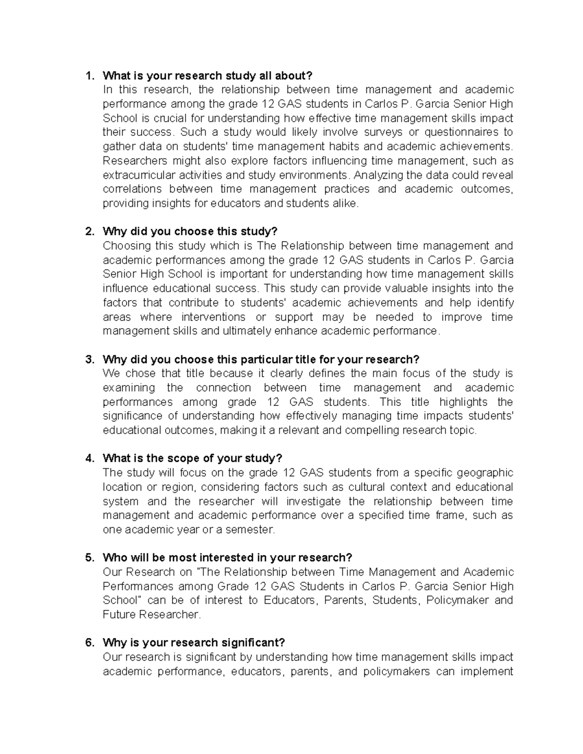 Group 5 - Manuscript - What is your research study all about? In this ...