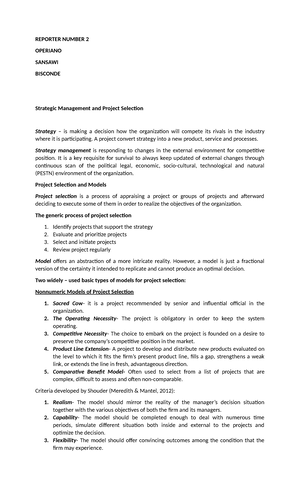 Summary-group-1 - summary - WHAT IS A PROJECT? A project is a temporary unique group activity ...