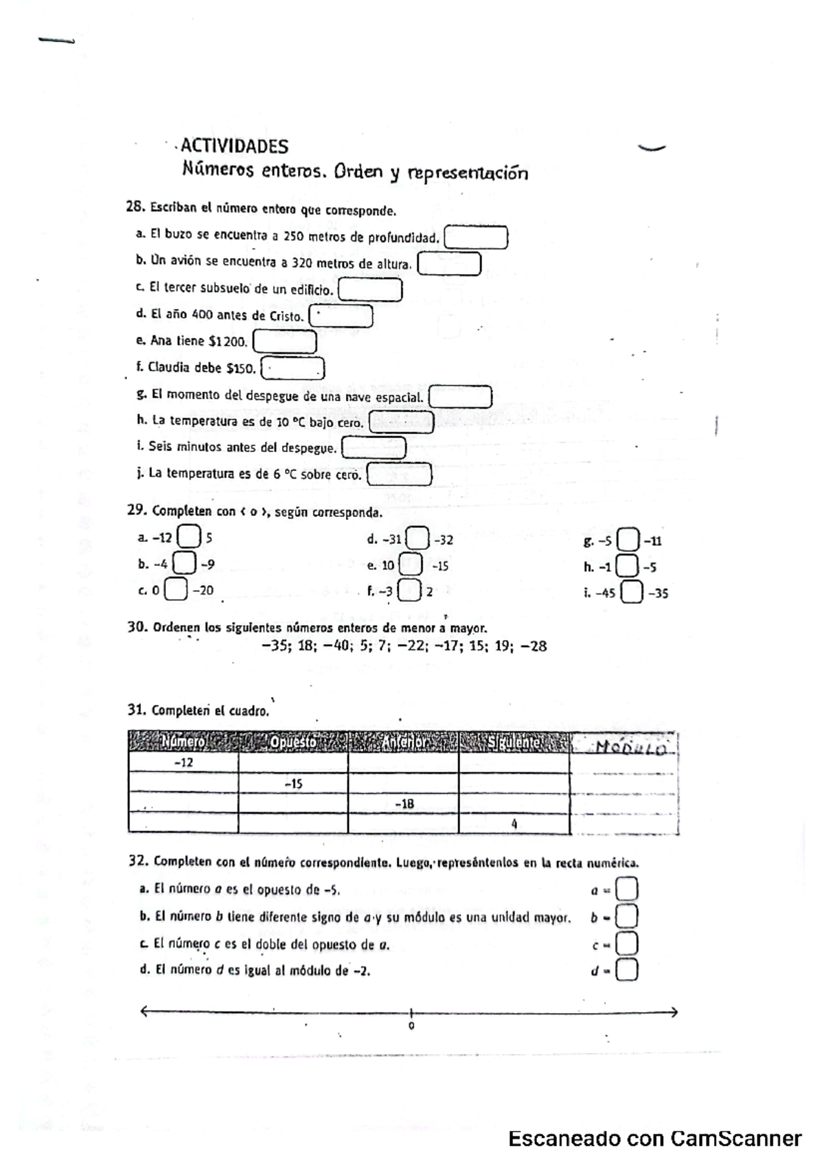 Gu-a.N-meros Enteros - mate - Matemática - Primer año - Studocu