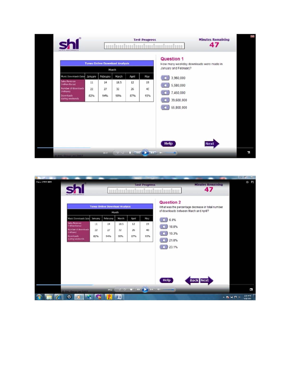 SHL Questions 1 38 - Numerical - Mathematics - BCAS College - Studocu