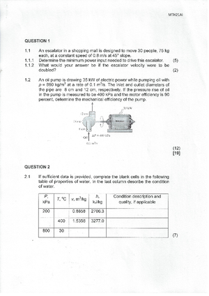 Thermodynamics Practical 1 - Assignment Submittal & Identification ...