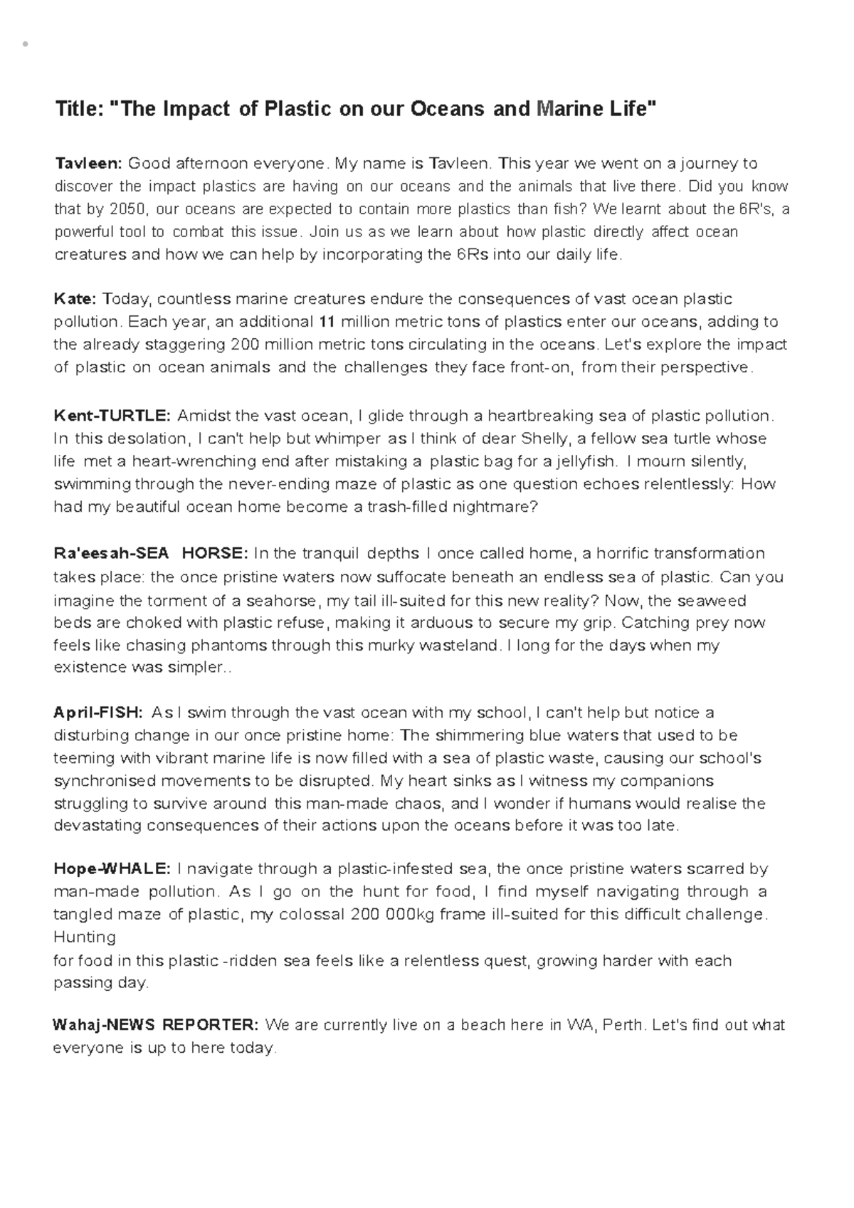 Assembly Script - Please allow me to download - • Title: "The Impact of ...