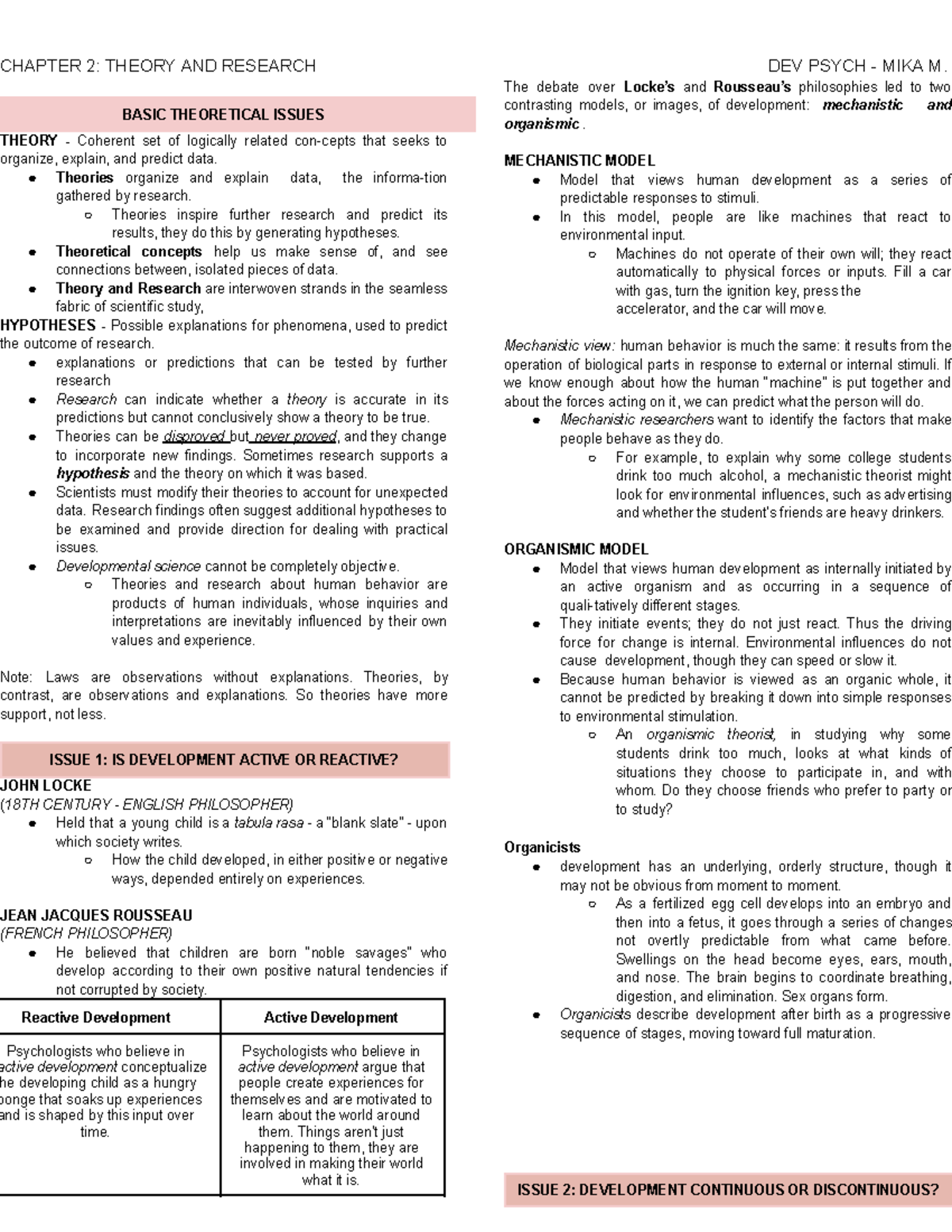 Chapter 2 Theory AND Research - BASIC THEORETICAL ISSUES THEORY ...