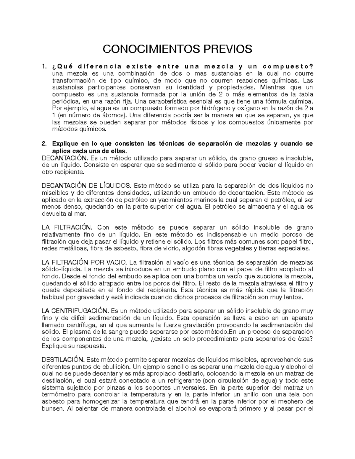 Conocimientos previos 5 - CONOCIMIENTOS PREVIOS ¿ Q u é d i f e r e n c ...