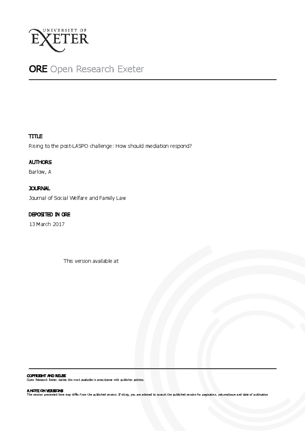 Final Pre-Proof Post-laspo seminar paper with refs for ORE Anne Barlow ...
