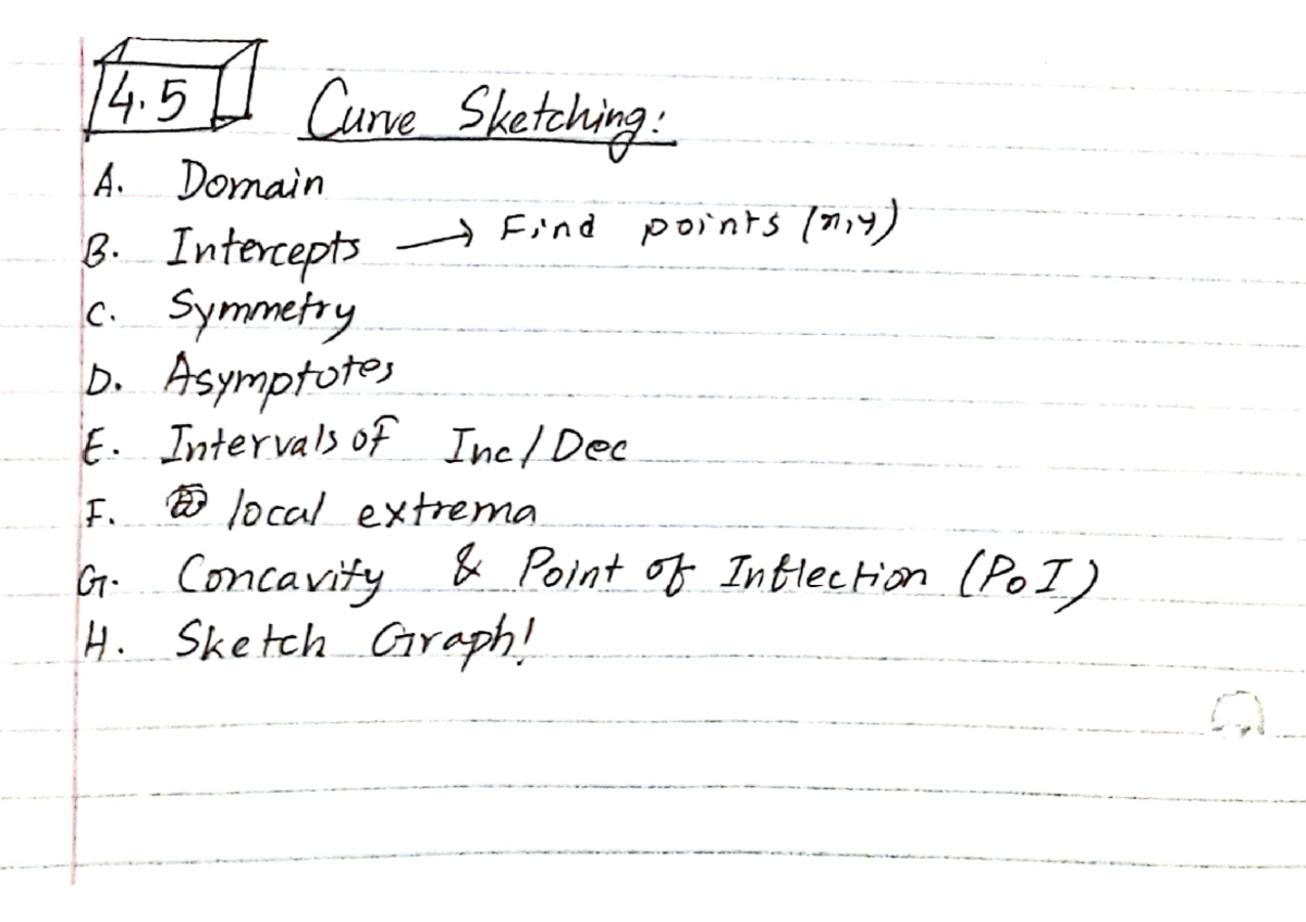Curve Sketching - Look, calculus may suck at times, but with the ...