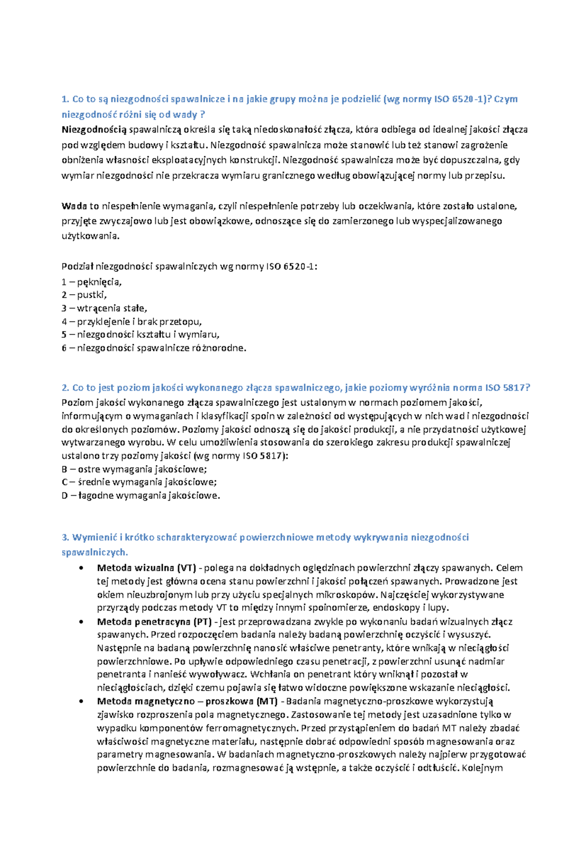 Egzamin 2017, pytania i odpowiedzi - Warning: TT: undefined function: 32 Warning: TT: undefined ...