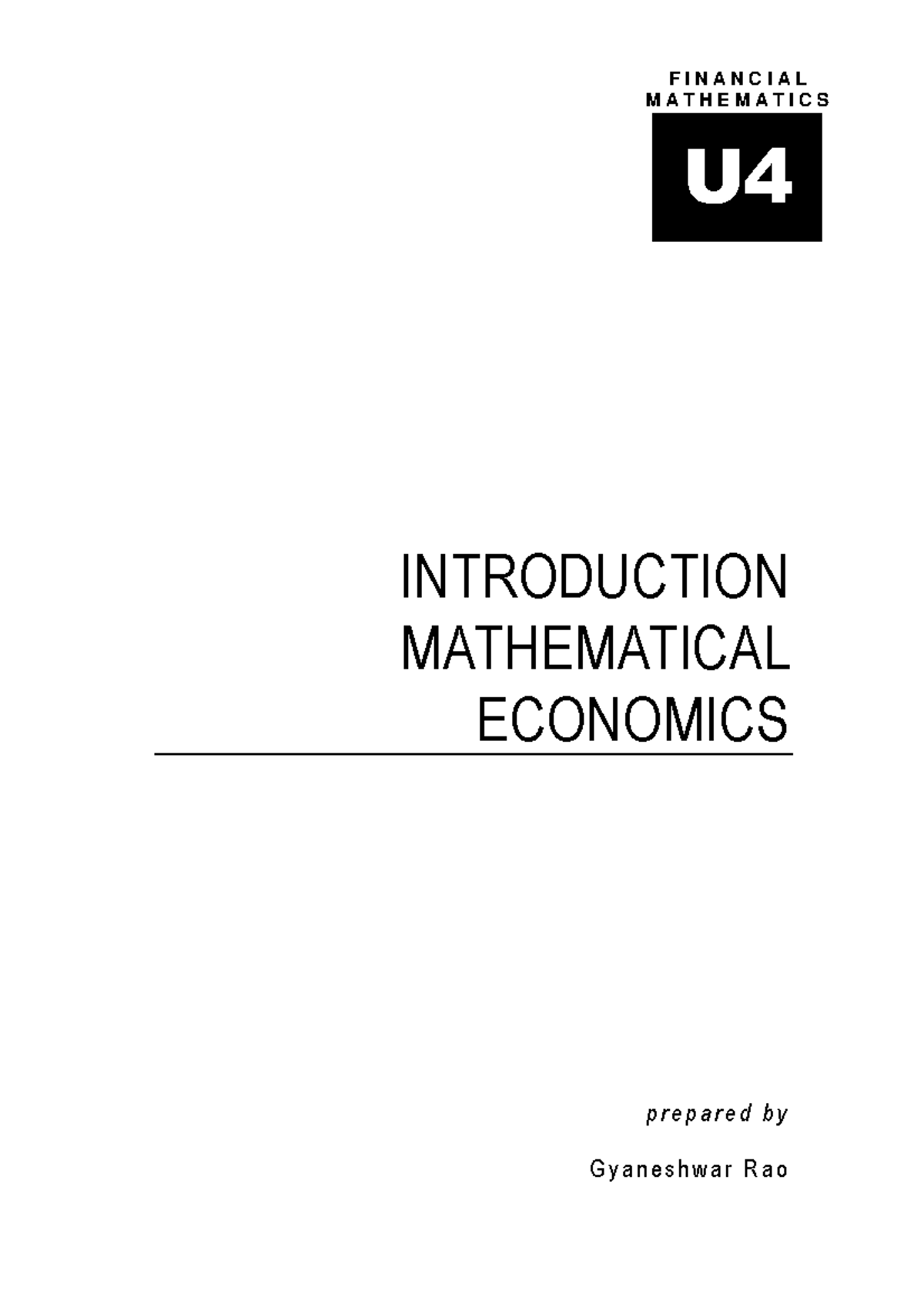 FM101 Unit 4 24-04 - - Studocu