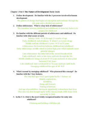 PSYC 218 Study Guide Chapter 1 - Studocu