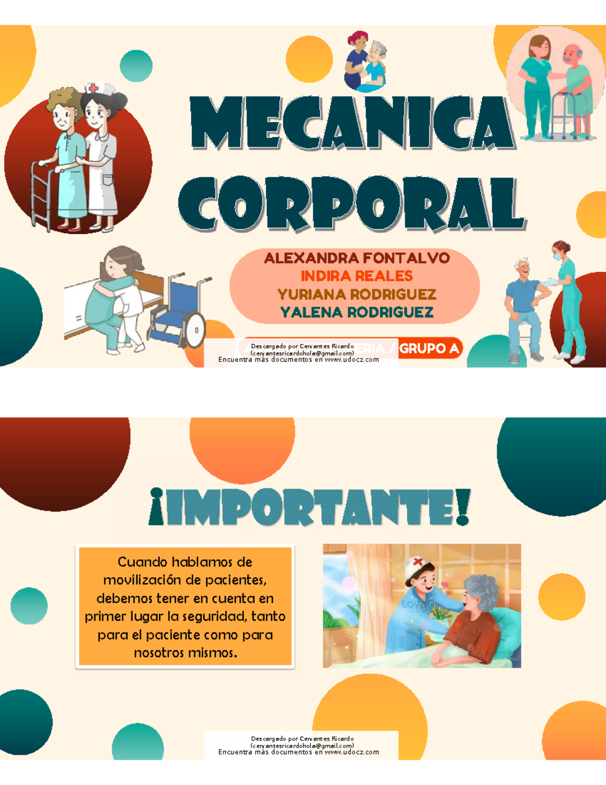 Mecánica Corporal. - ALEXANDRA FONTALVO INDIRA REALES YURIANA RODRIGUEZ ...