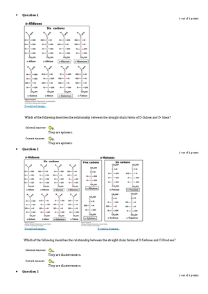 [Solved] The following carbohydrate tests have been performed on a ...