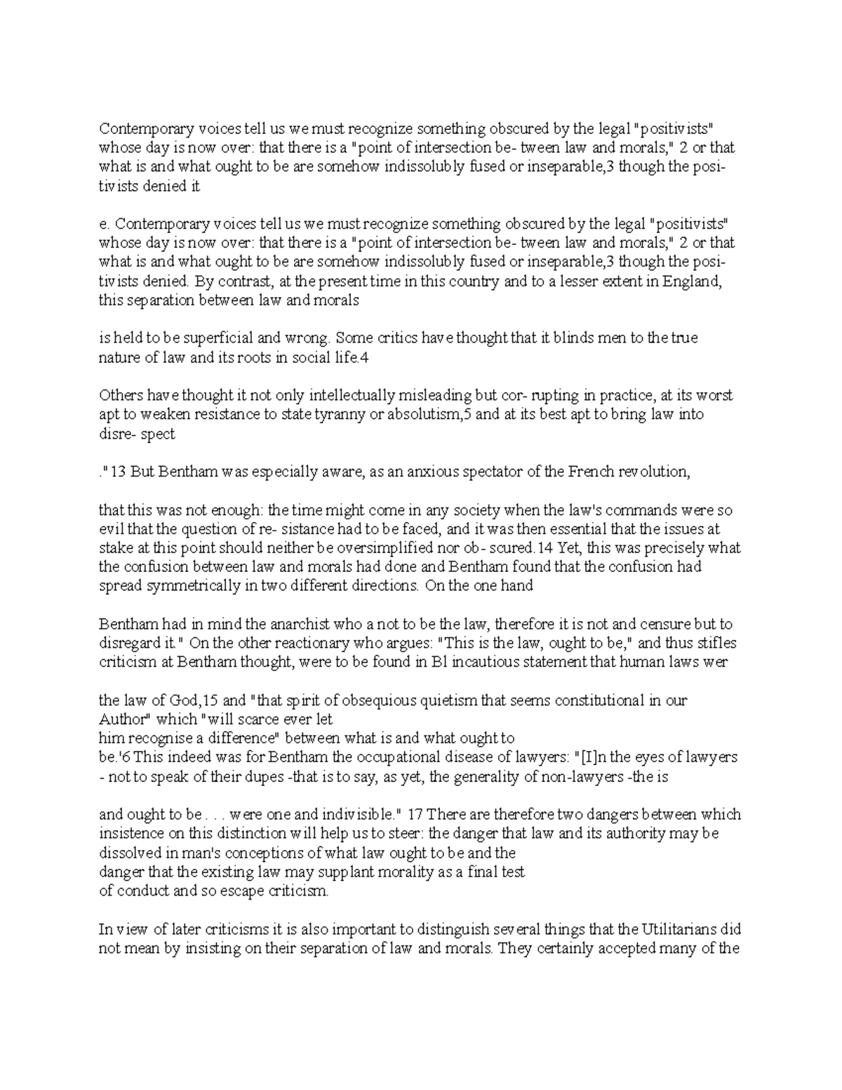 Contemporary voices tell us we must recognize something obscured by the ...