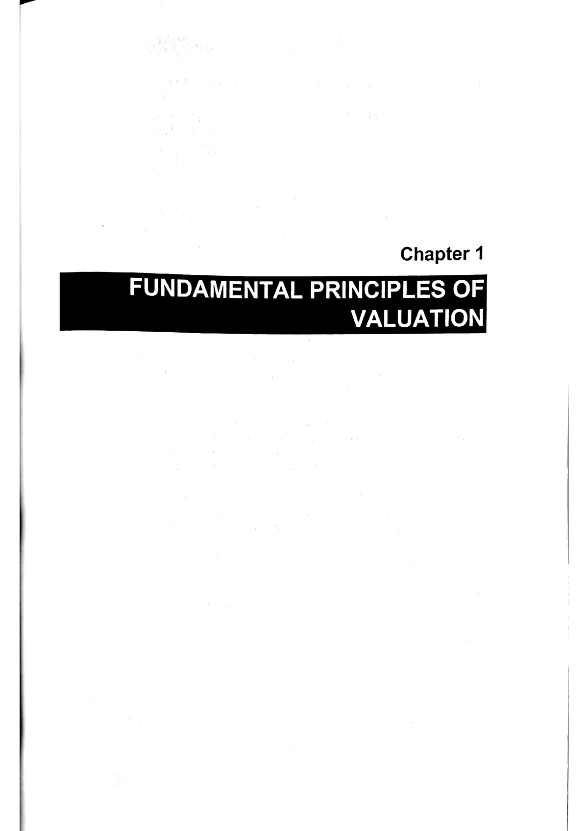 Chapter 1 valuation concepts and methods-2021 by Fred - Chapter 1 ...