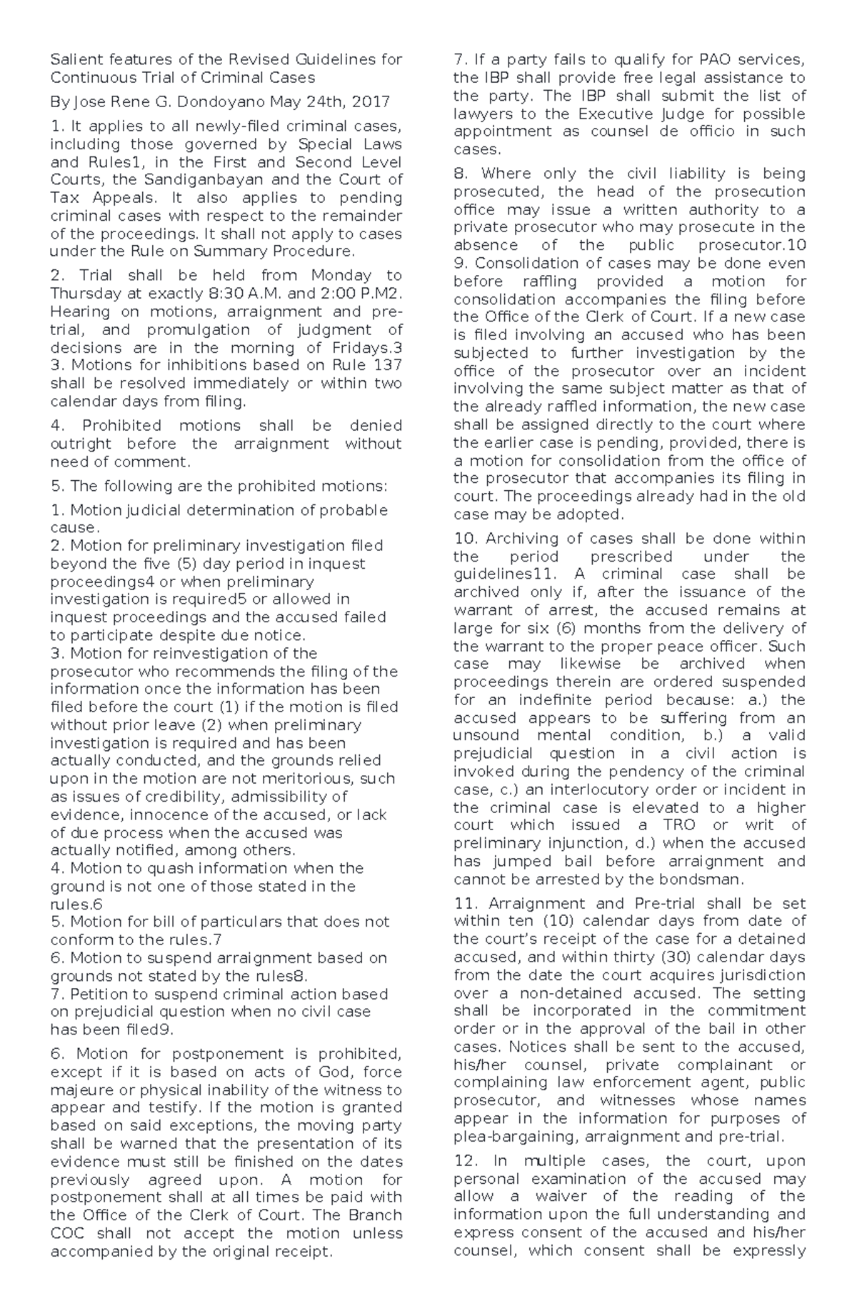 354248711 Salient Features of the Revised Guidelines for Continuous ...