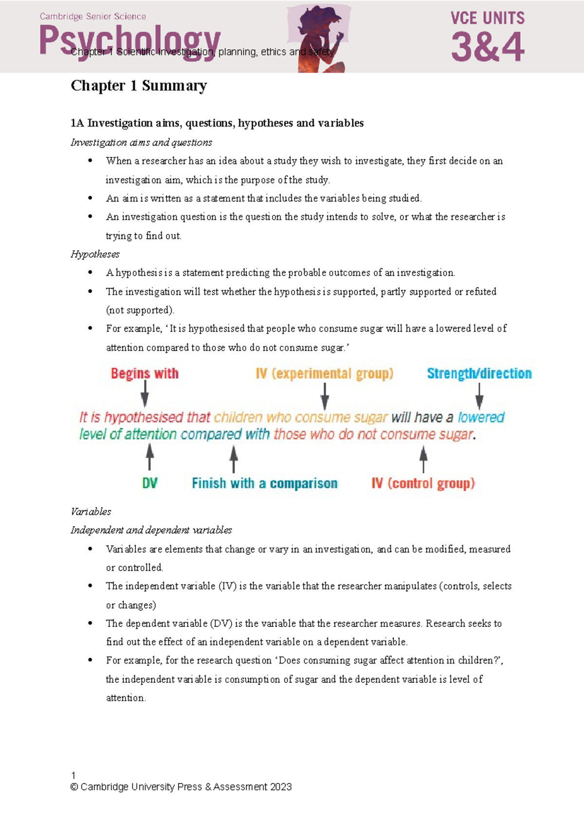 Chapter-1-Summary - Summary Notes - Chapter 1 Summary 1A Investigation ...