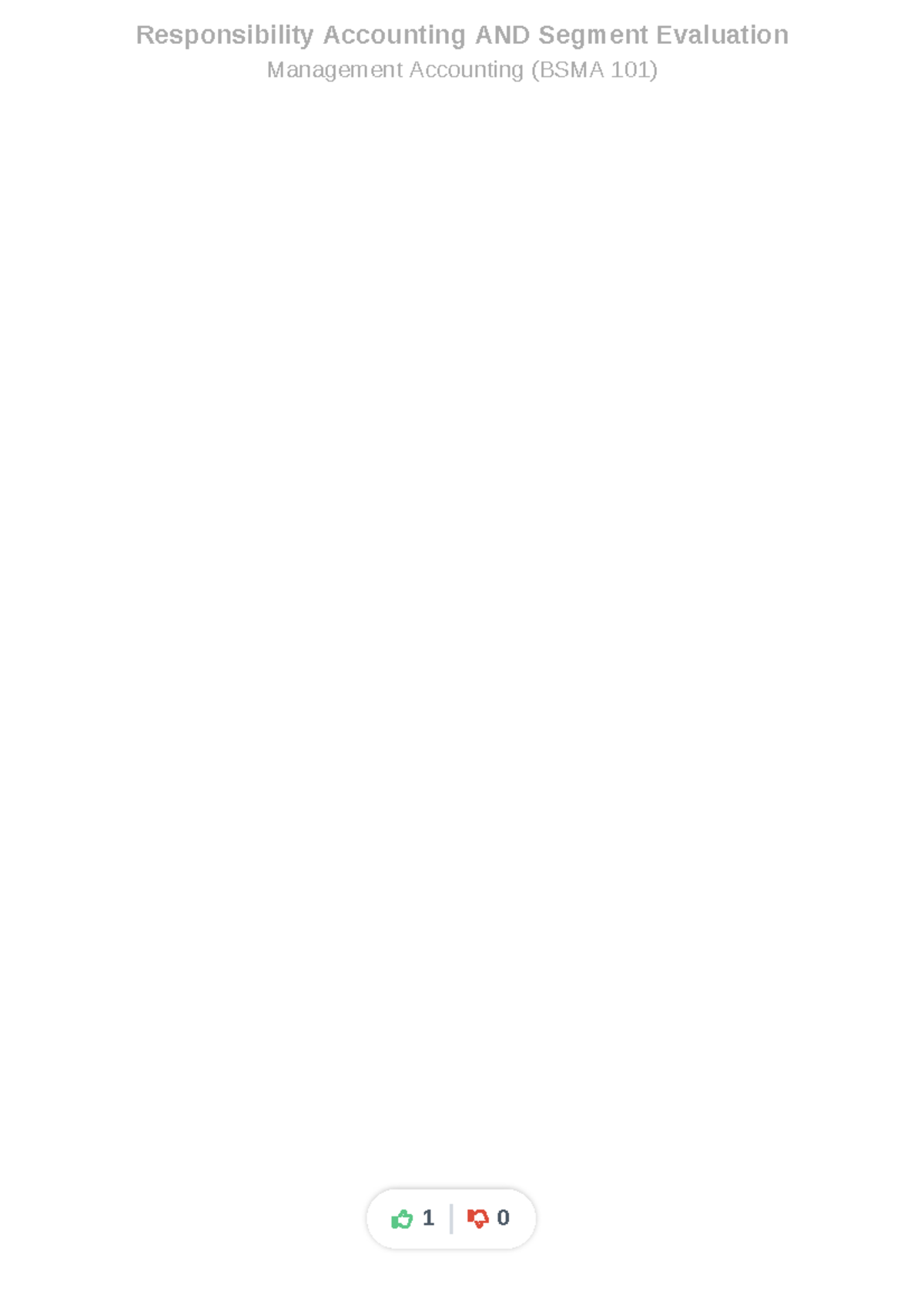 Responsibility-accounting-and-segment-evaluation compress - Responsibility Accounting AND ...