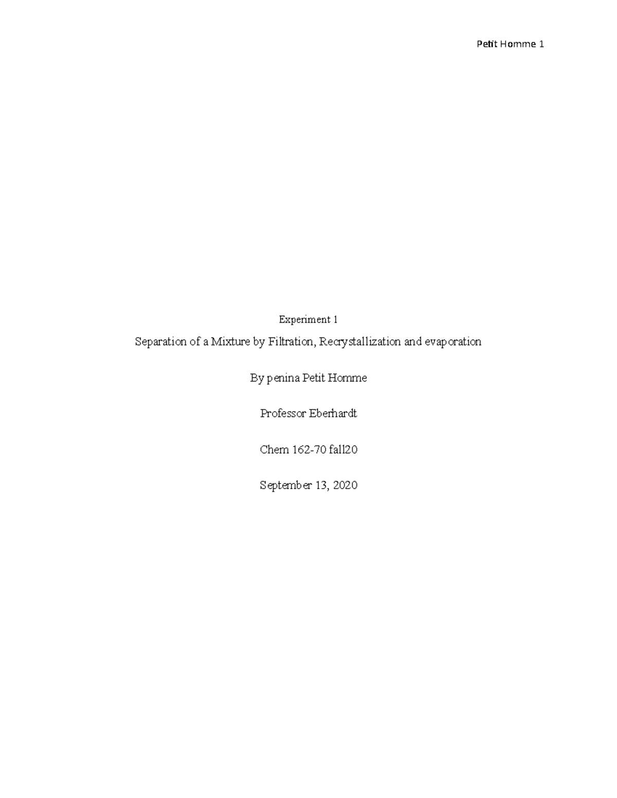 chem-lap-report-experiment-1-separation-of-a-mixture-by-filtration