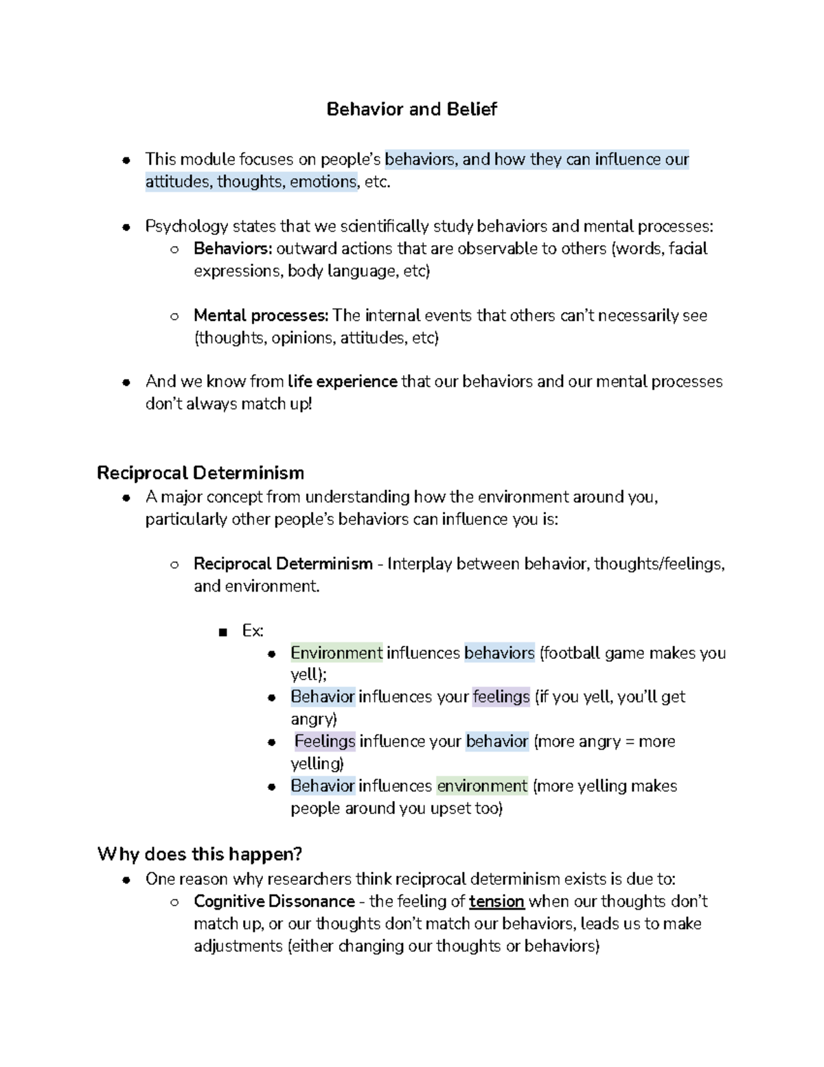 Module 6 - Social Psychology Notes - PSYC 2319 - Studocu
