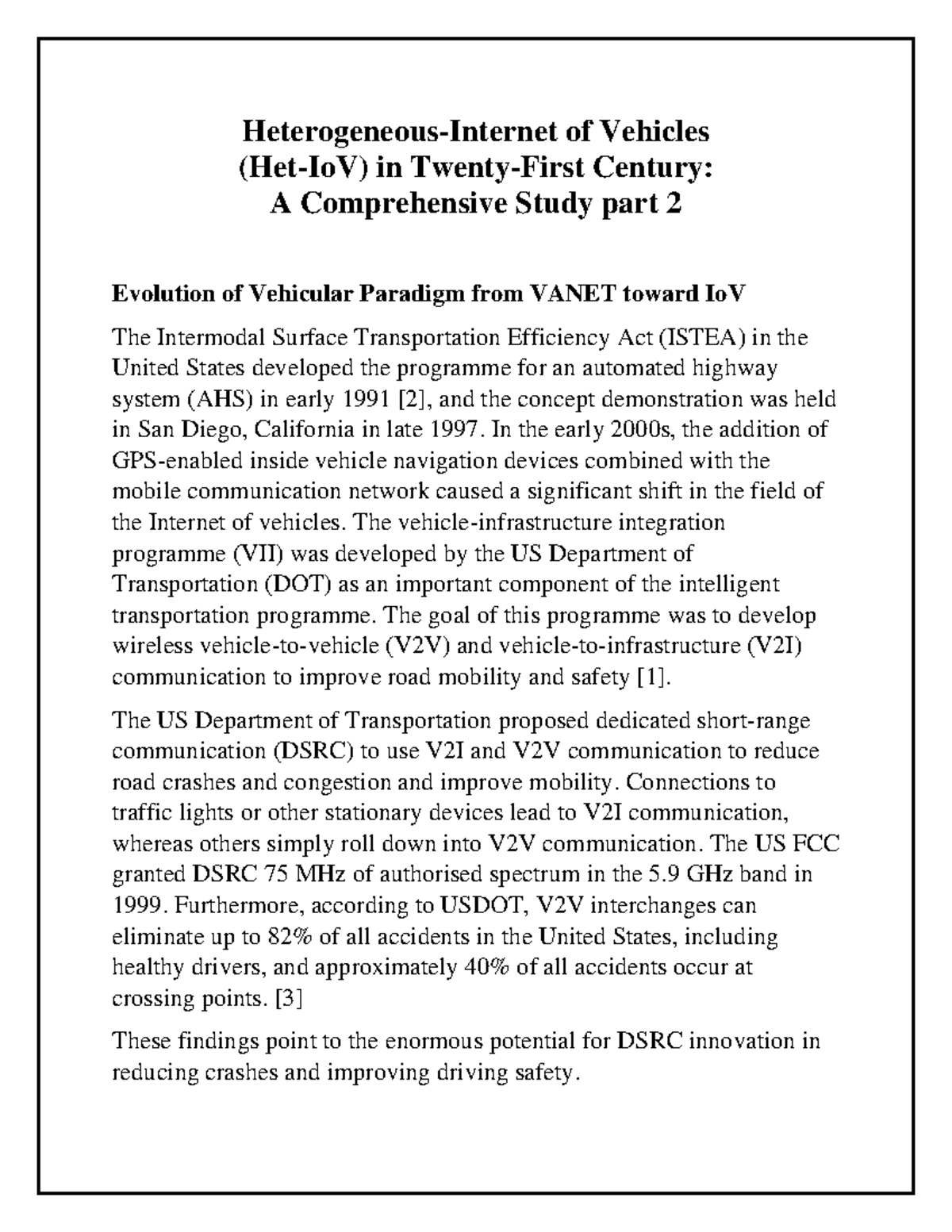 Heterogeneous part 2 - Heterogeneous-Internet of Vehicles (Het-IoV) in ...