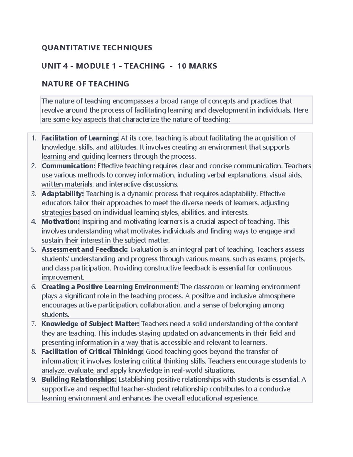 QT BCA PART1 - Previous year question paper - QUANTITATIVE TECHNIQUES UNIT 4 - MODULE 1 ...