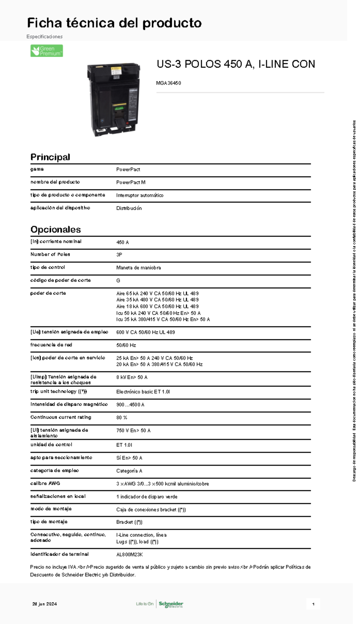 Schneider Electric Interruptores-en-caja-moldeada-Powerpact-marco-M ...