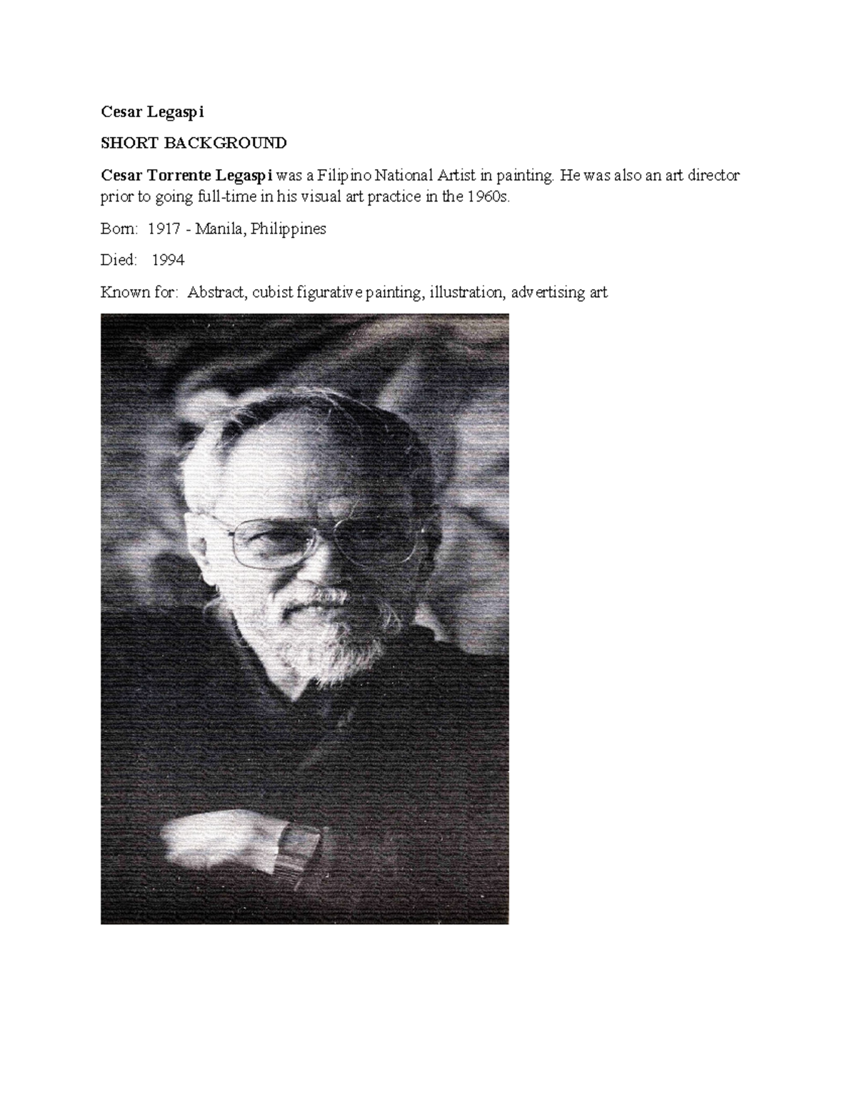 Cesar Legaspi - BSBA ACT - BSBA Operations Management - Cesar Legaspi ...