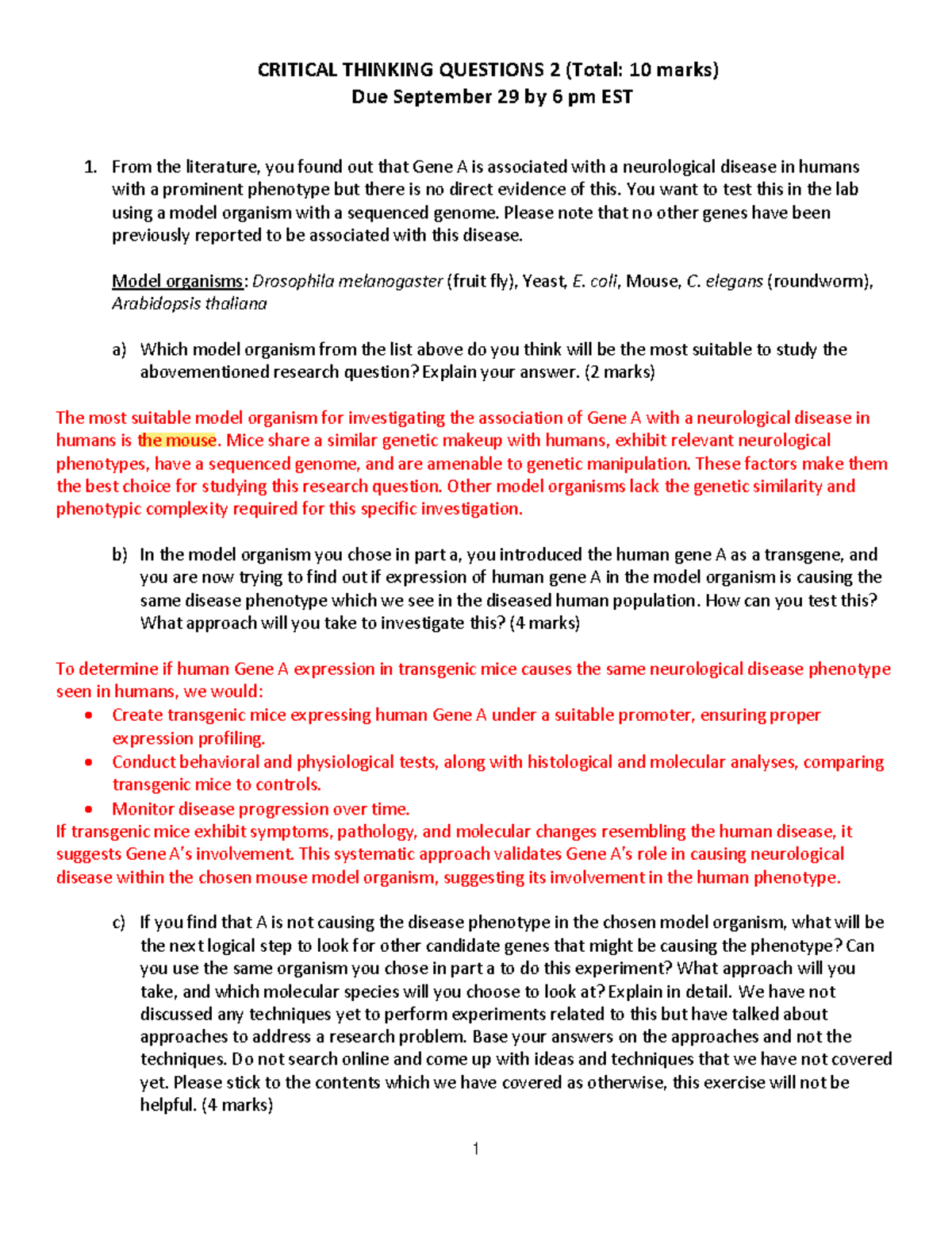 CTQ 2-10089549 - critical thinking questions - 1 CRITICAL THINKING ...