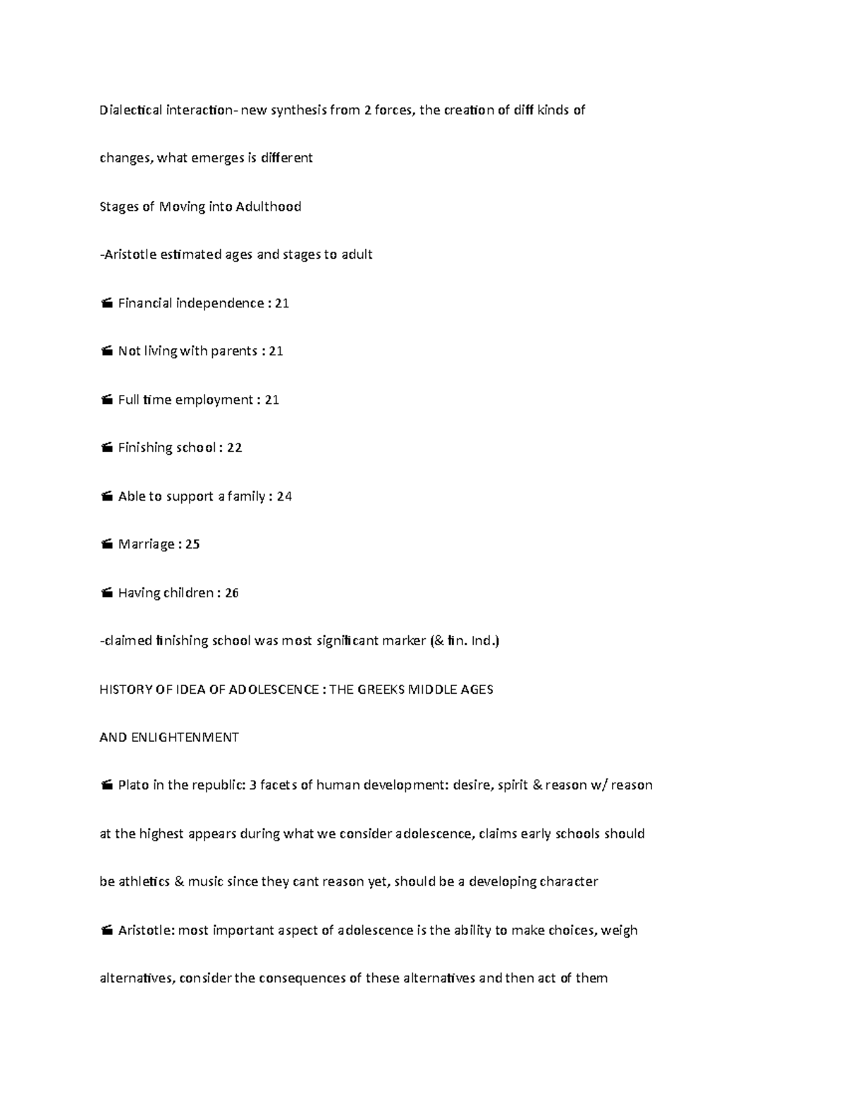 Dialectical interaction Notes - Dialectical interaction- new synthesis ...