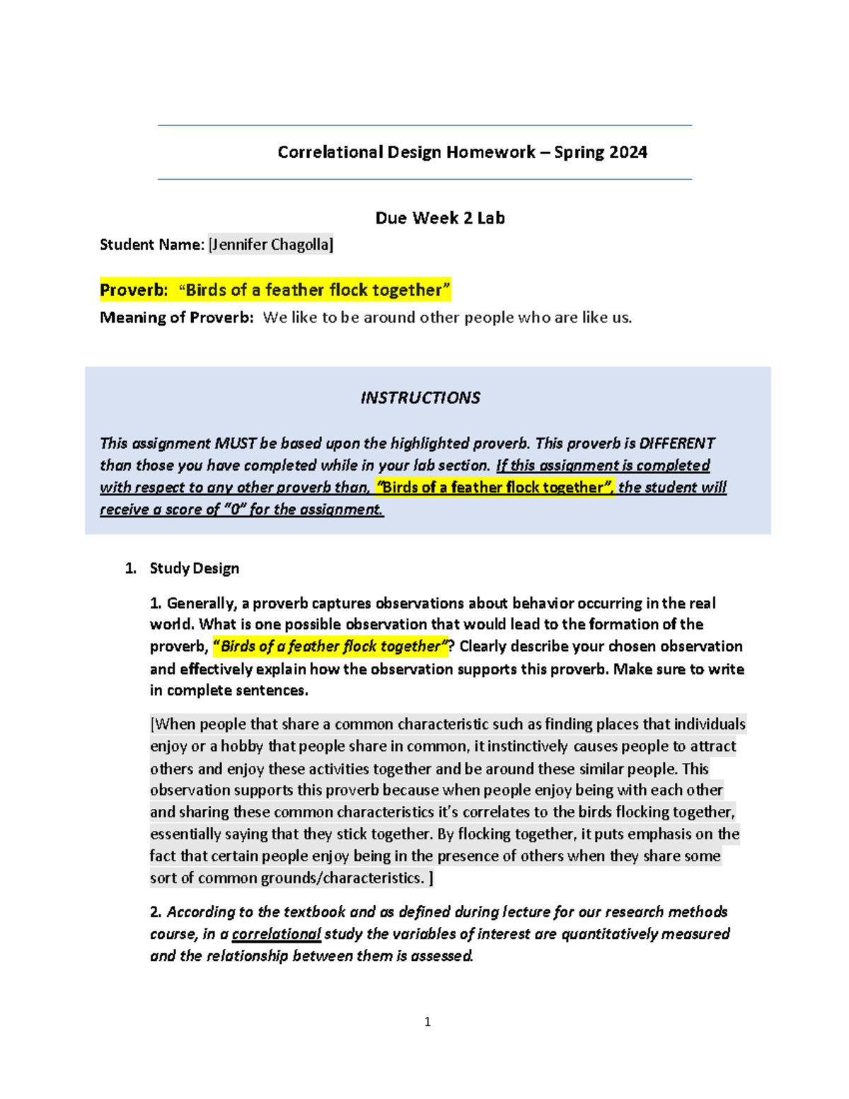 Action+ITEM+-+1.+Correlational+Design+Homework+-+Template copy - Correlational Design Homework ...