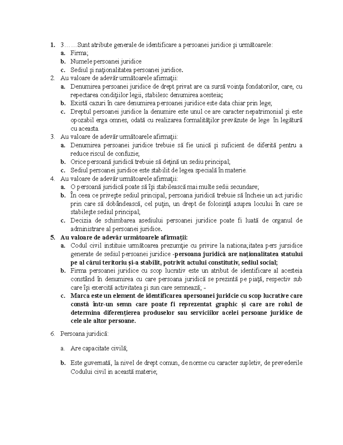 Seminar nr. 12 - persoana juridica - 3..... atribute generale de ...