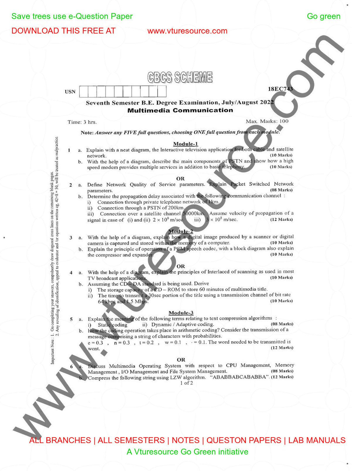 Questions paper - Management Science - Studocu