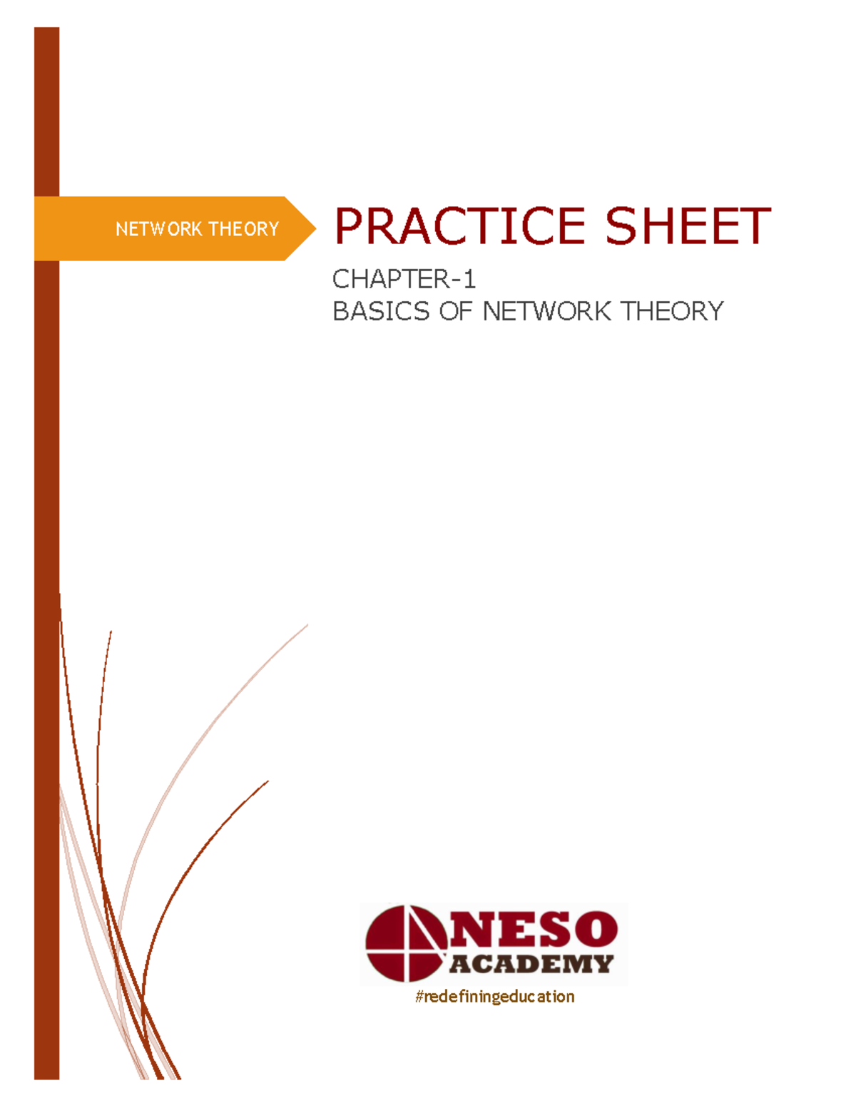 Practice Sheet - Network Theory Basics - NETWORK THEORY PRACTICE SHEET CHAPTER- 1 BASICS OF ...