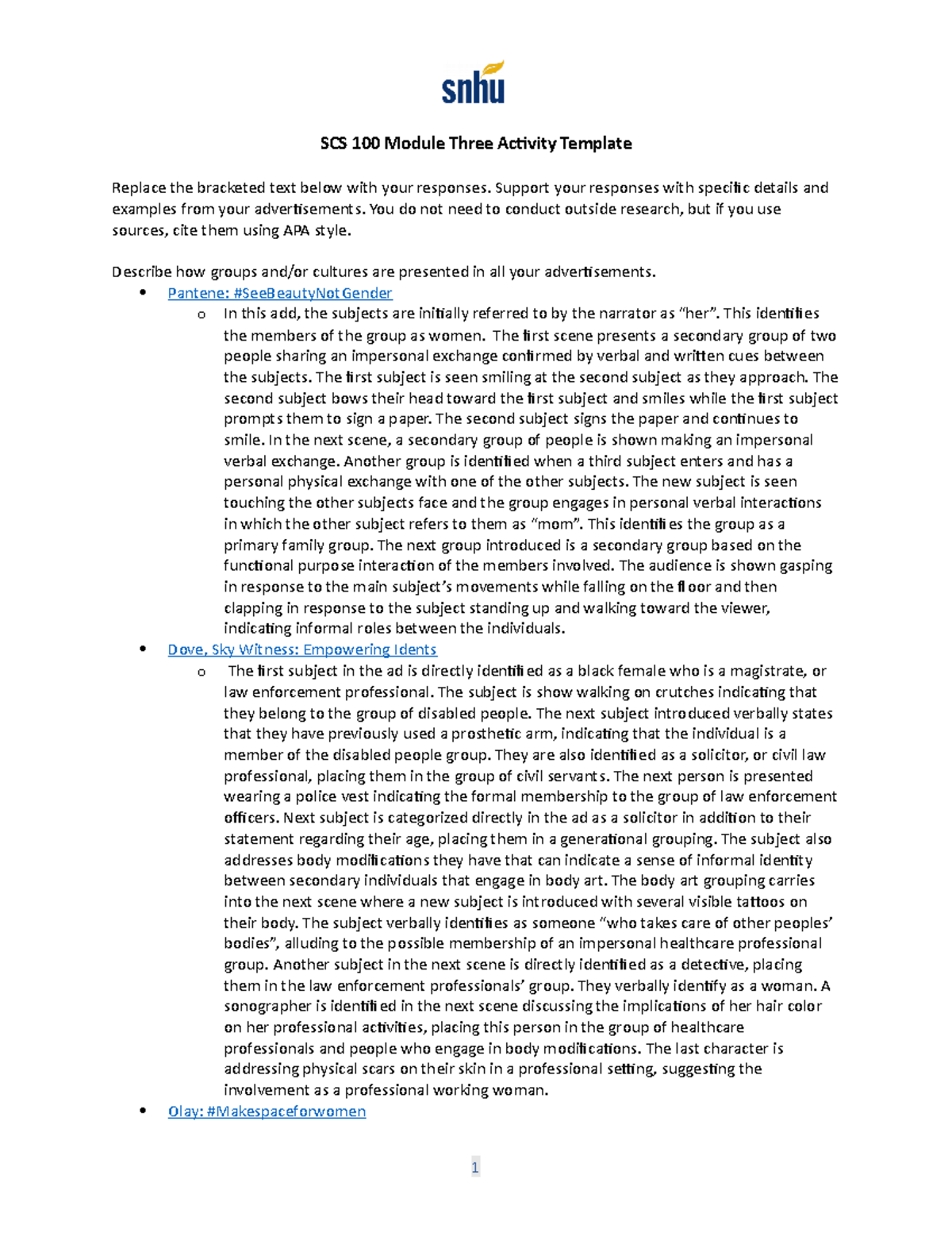 Scs 100 Module Three Activity Template Scs 100 Module Three Activity Template Replace The