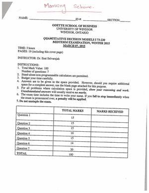 Waiting line models - Textbook pages - 73-220 - Studocu