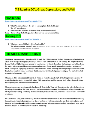 US History 1 Sample - Name: US History I Sample Date: 3/31/ US History ...