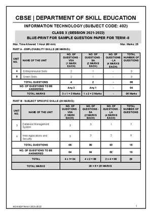 IT 402 Green Skills Class 10 Notes - IT 402 Green Skills Class 10 Notes ...